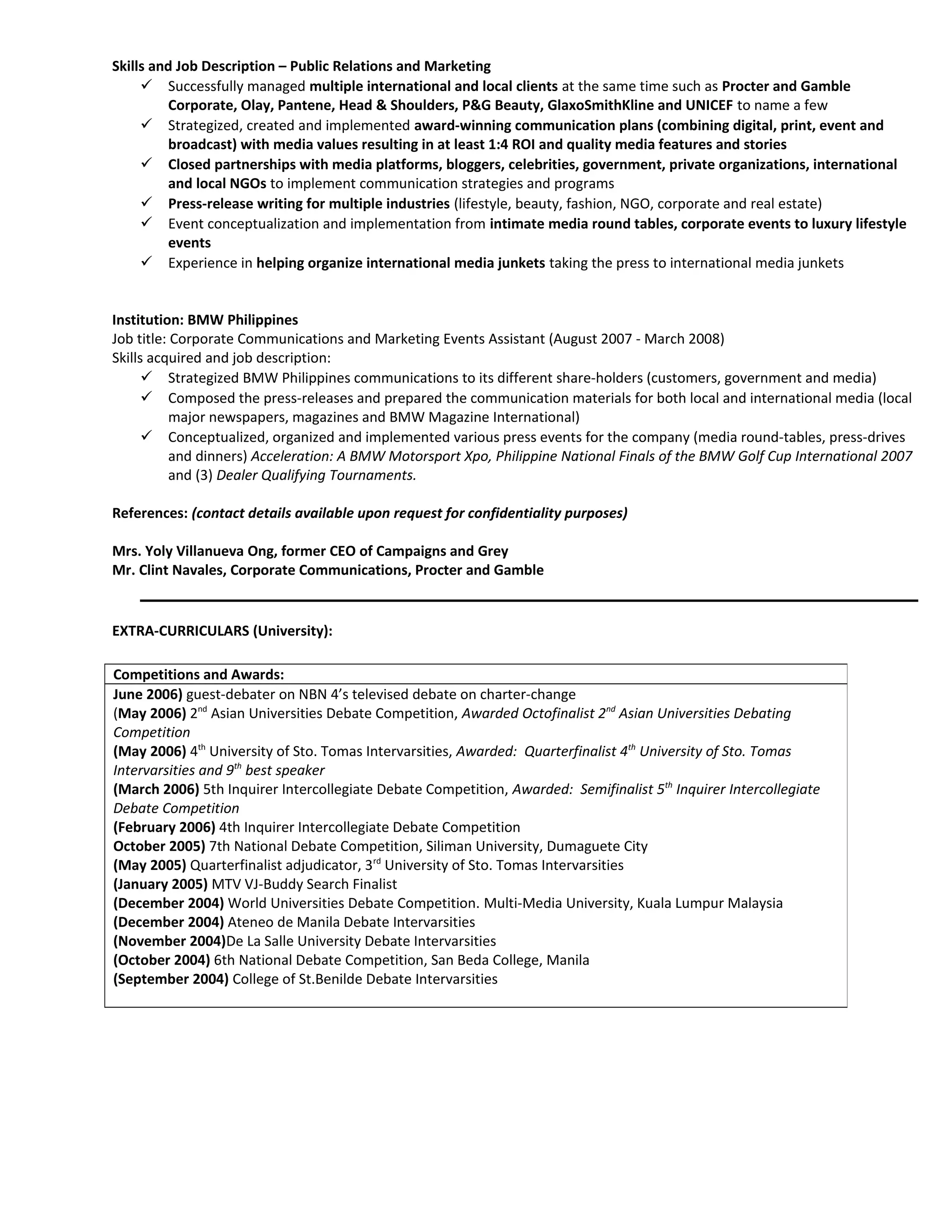 Romina Nanagas.Resume 2016 | DOC