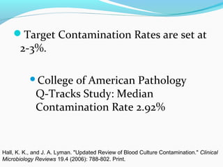 Blood Culture Contamination at RUMC, A clinicians Perspective | PPT