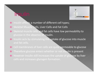 Diabetes Biology Presentation | PDF