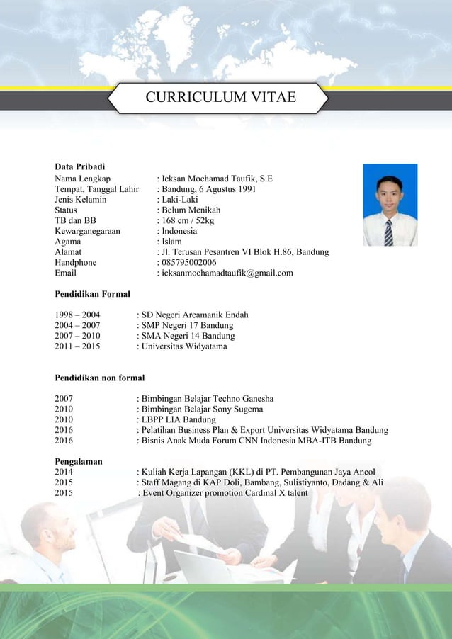 CV Icksan Mochamad T | PDF