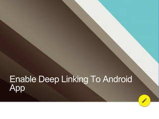 android deep linking | PPT