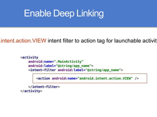 android deep linking | PPT