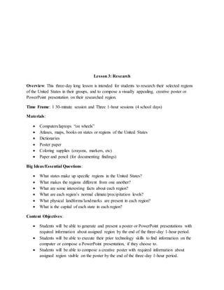 Regions of the United States | DOCX