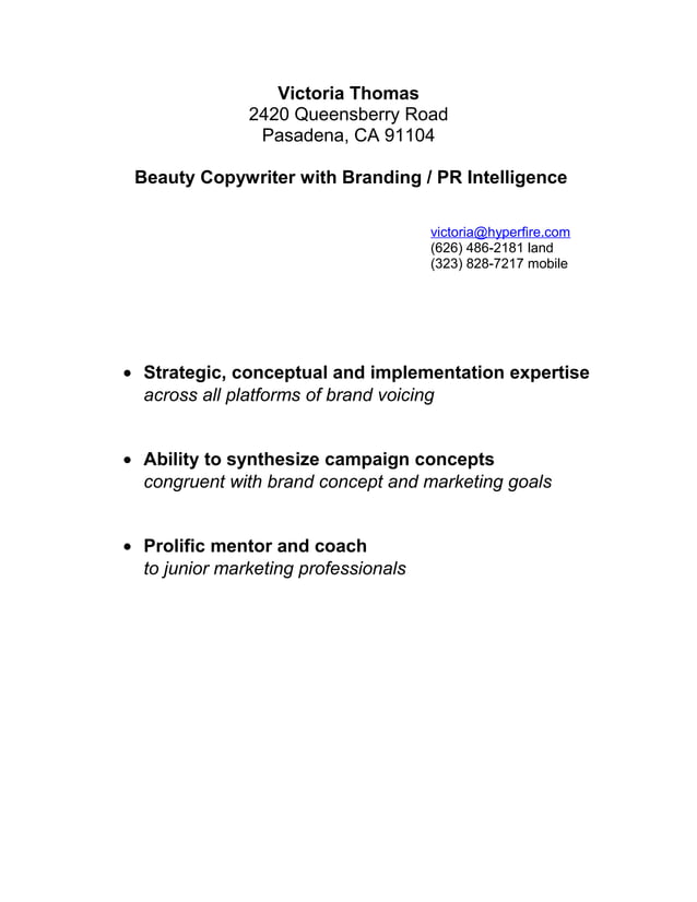 A 1 VT resume doc | PDF