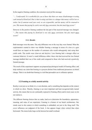 The Framing Effect | PDF