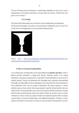 The Framing Effect | PDF
