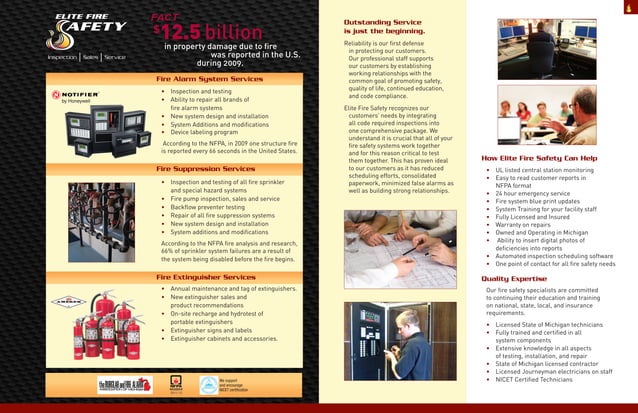 EliteFireSafety - Service Info - 2016 | PDF