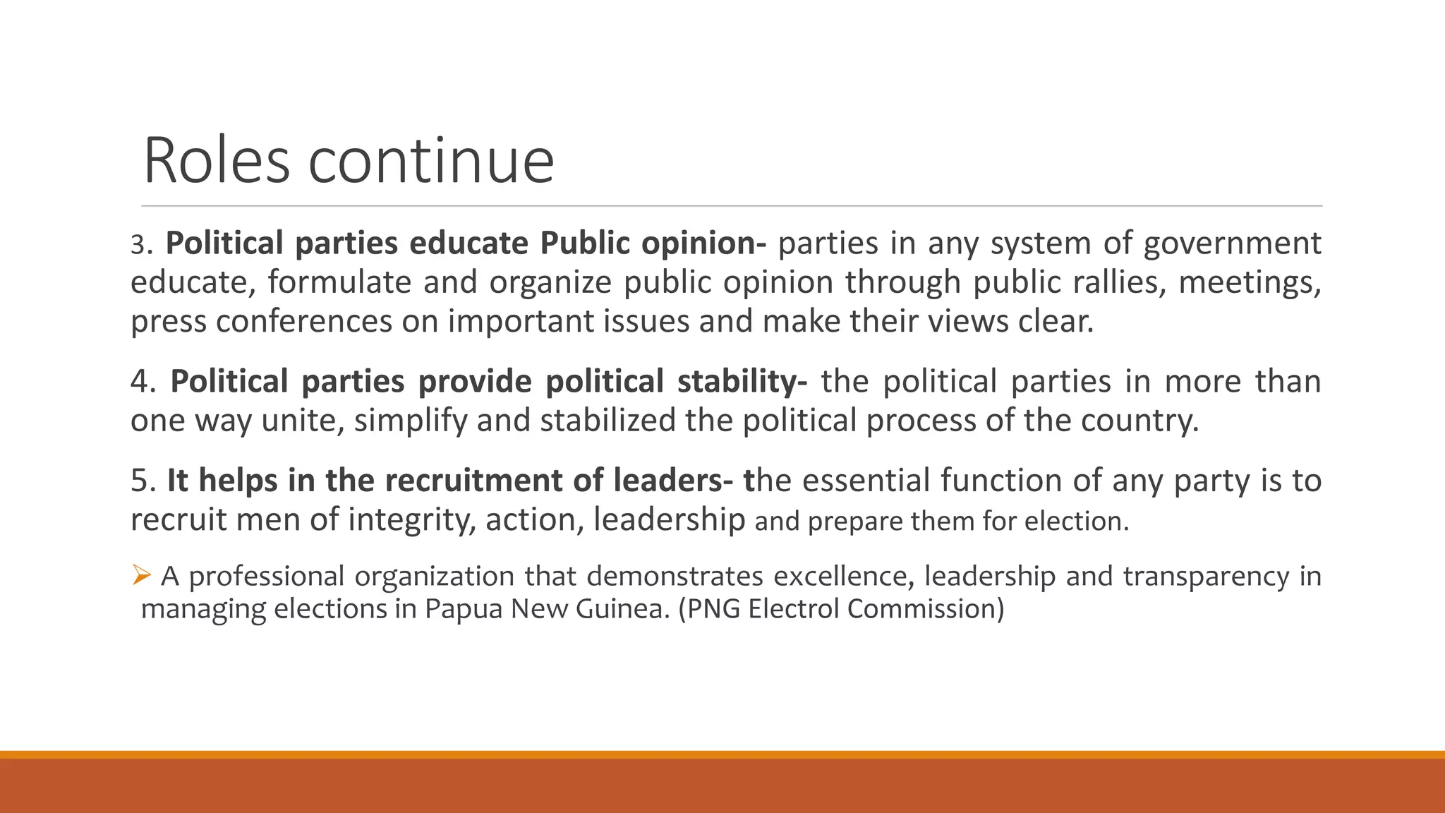 PG 001 PNG ELECTIONS AND ELECTORATES | PPTX