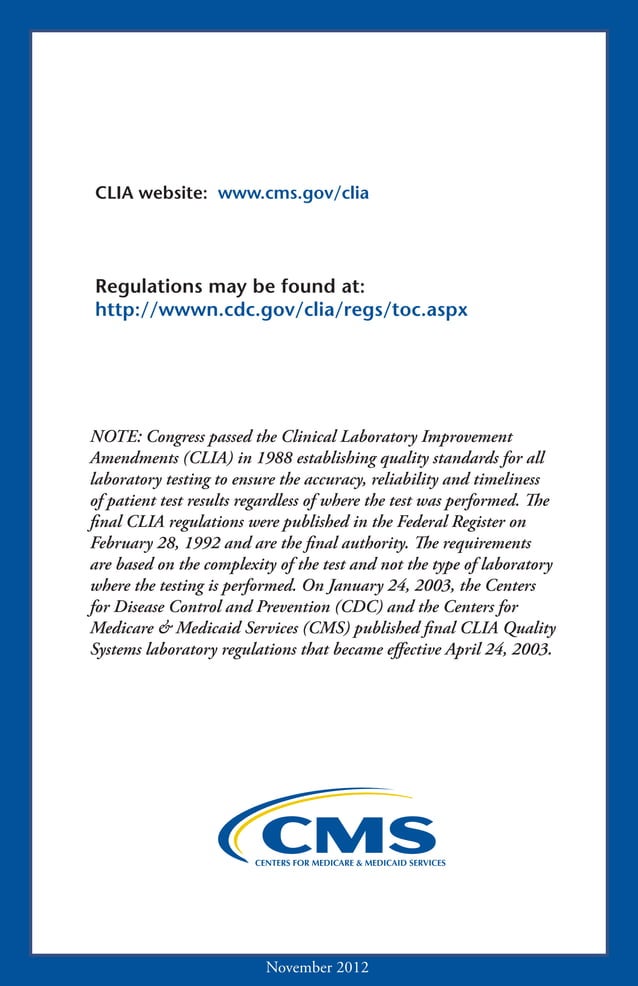 SC13-07.02_CLIA_Brochure_10_Competency_Assessment | PDF | Standardized ...