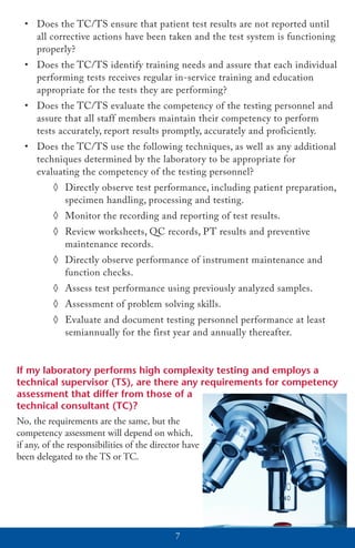 SC13-07.02_CLIA_Brochure_10_Competency_Assessment | PDF