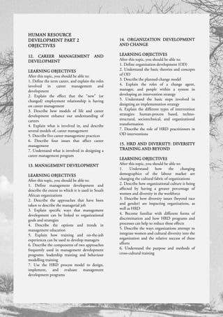 Human Resource Development Training (SABPP Certificate) | PDF