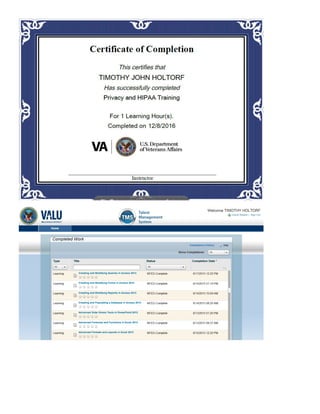 Training documents | PDF