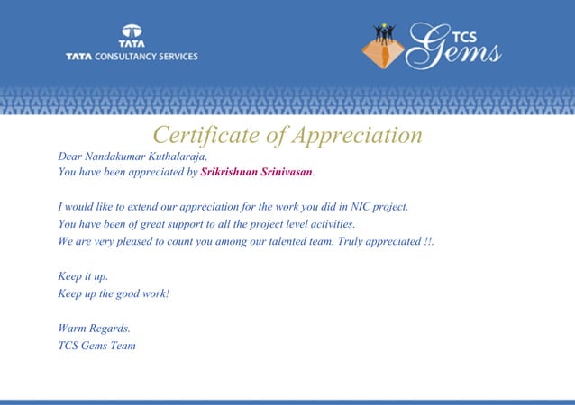 Appreciation_Project | PPT