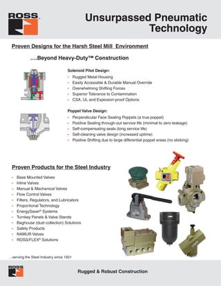 ROSS Controls Steel Mill Problem Solving with ROSS-FLEX | PDF