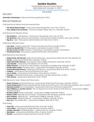Sandra Houston 2016 Resume | PDF