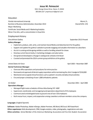 Jesus Petroccini Resume | DOCX