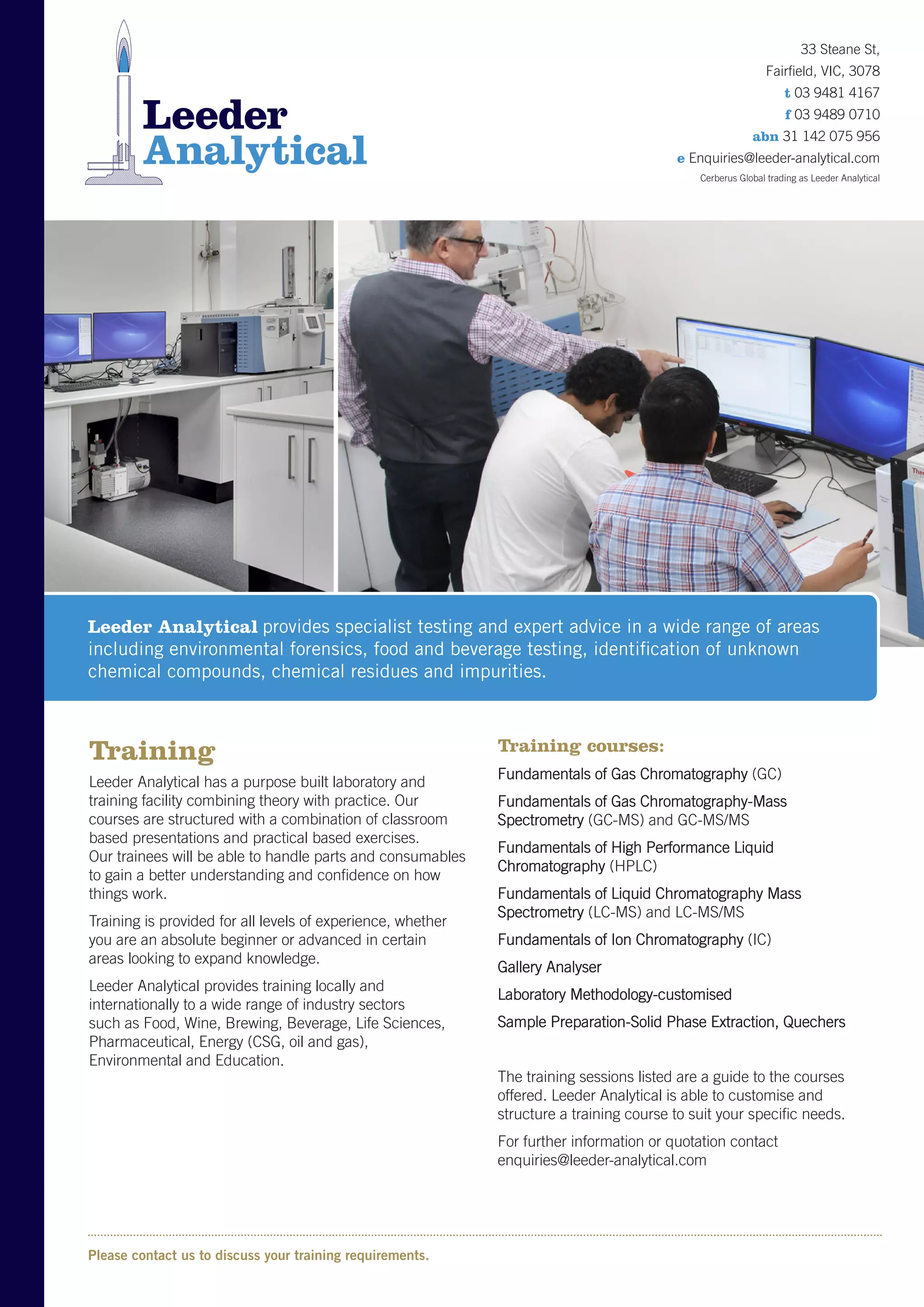 Leeder Training Bro Vis04 | PDF