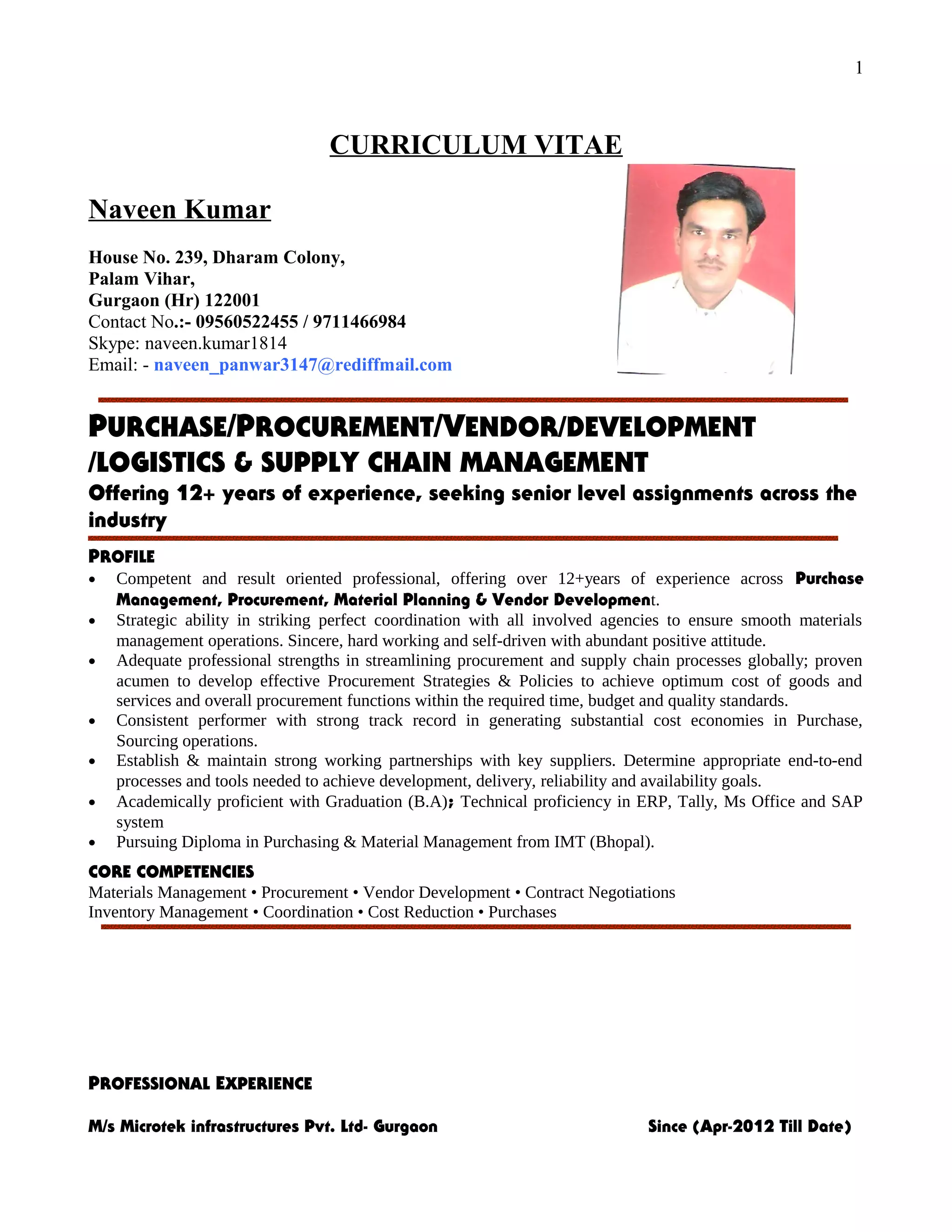 Resume_Naveen_Kumar_03-03-16 | PDF