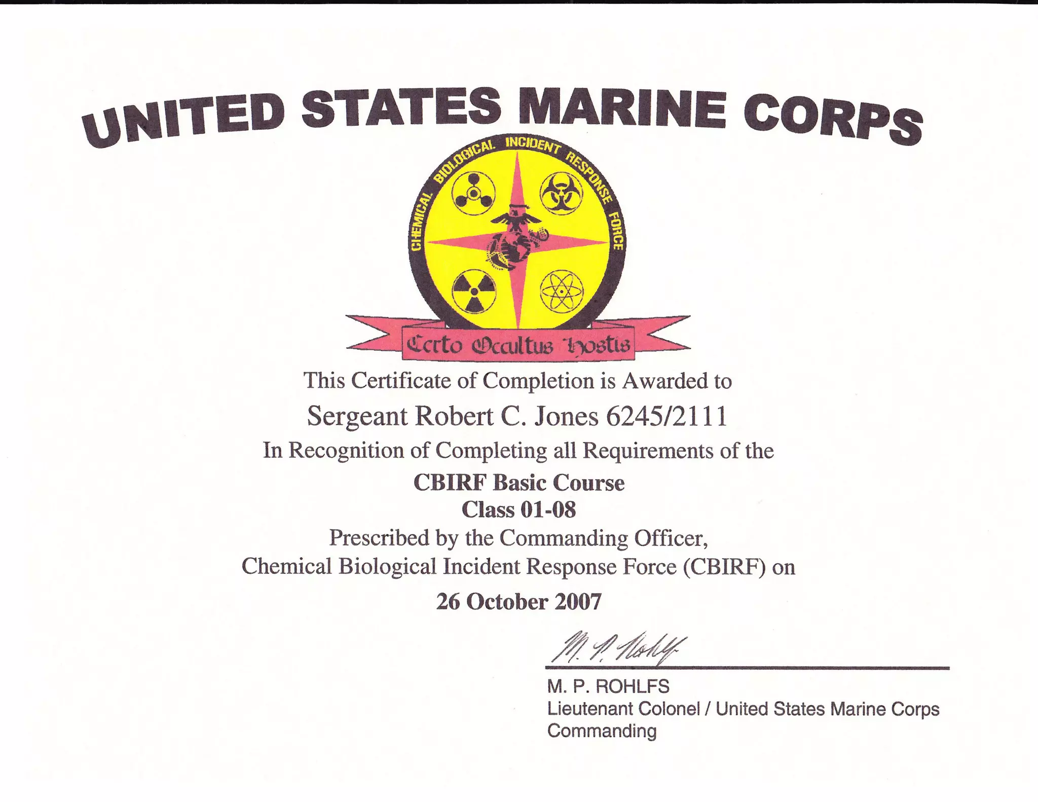 CBIRF Basic Course | PPT