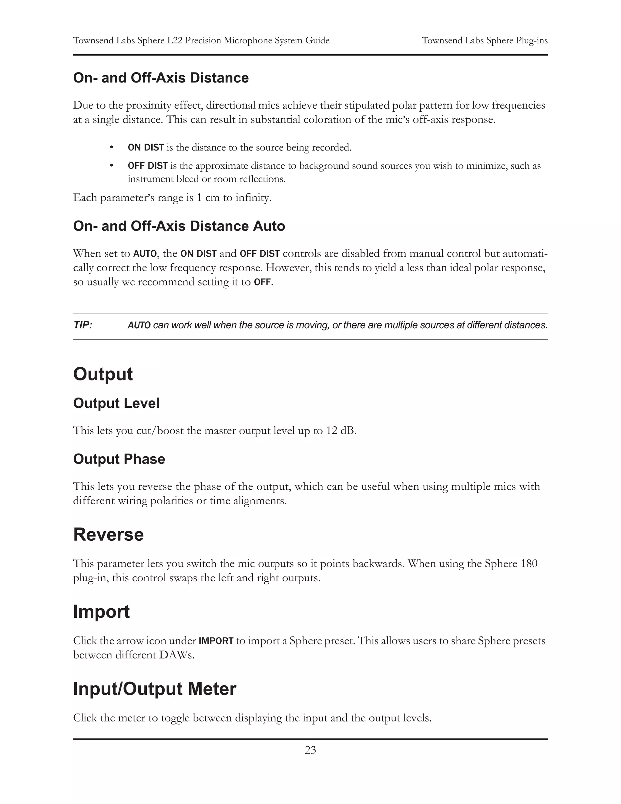 Sphere L22 Microphone System User Guide | PDF