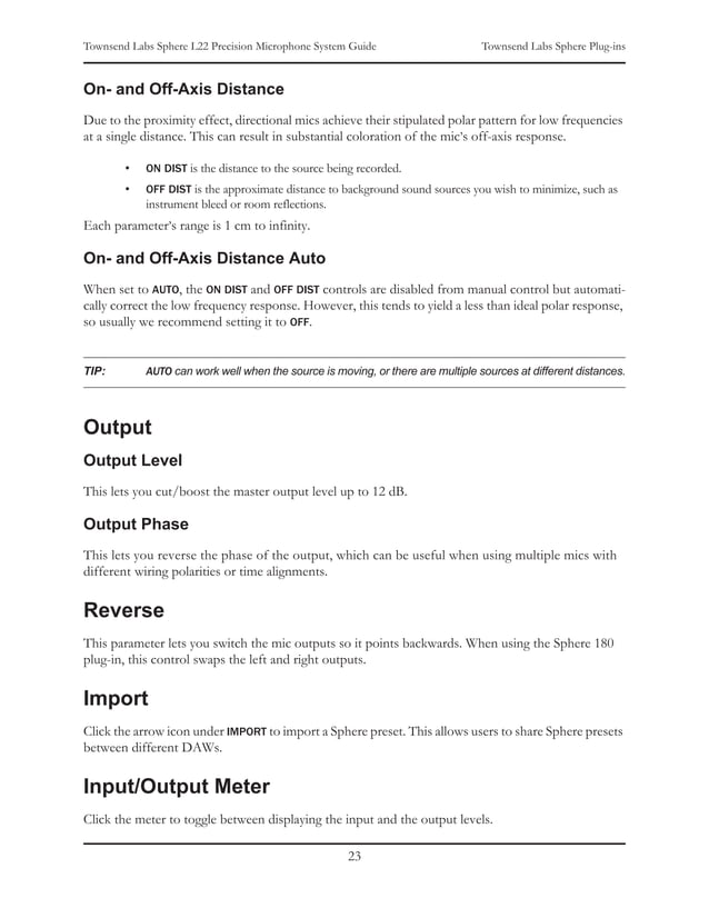 Sphere L22 Microphone System User Guide | PDF