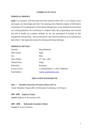 CURRICULUM VITAE | PDF