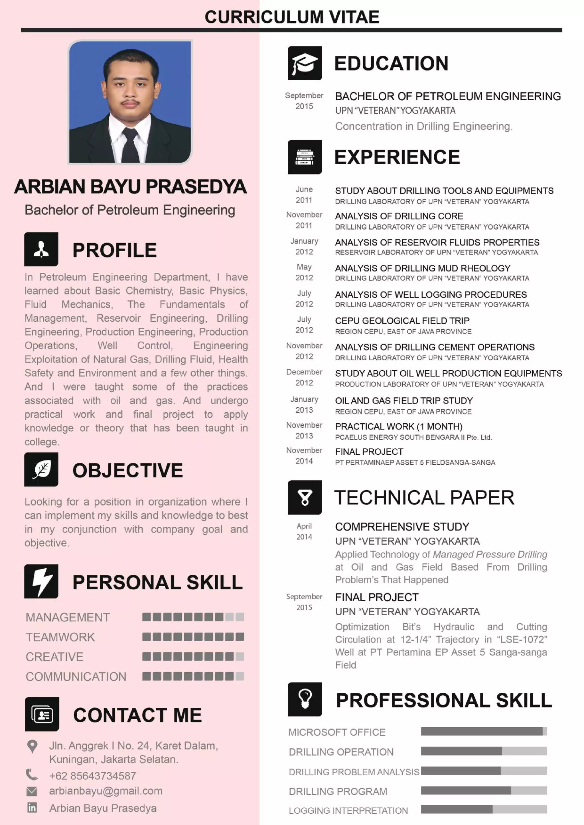 CV_Arbian Bayu Prasedya | PDF
