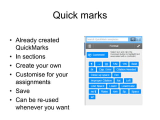 Turnitin Grademark PPT Glion logo | PPTX