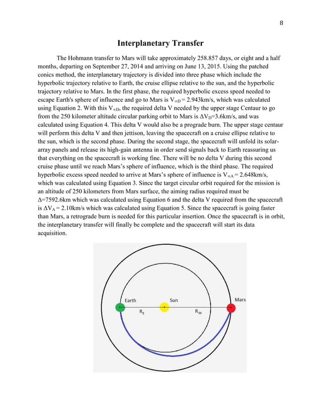 Interplanetary Mission Design | PDF