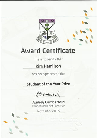 Student of the Year Prize | PDF