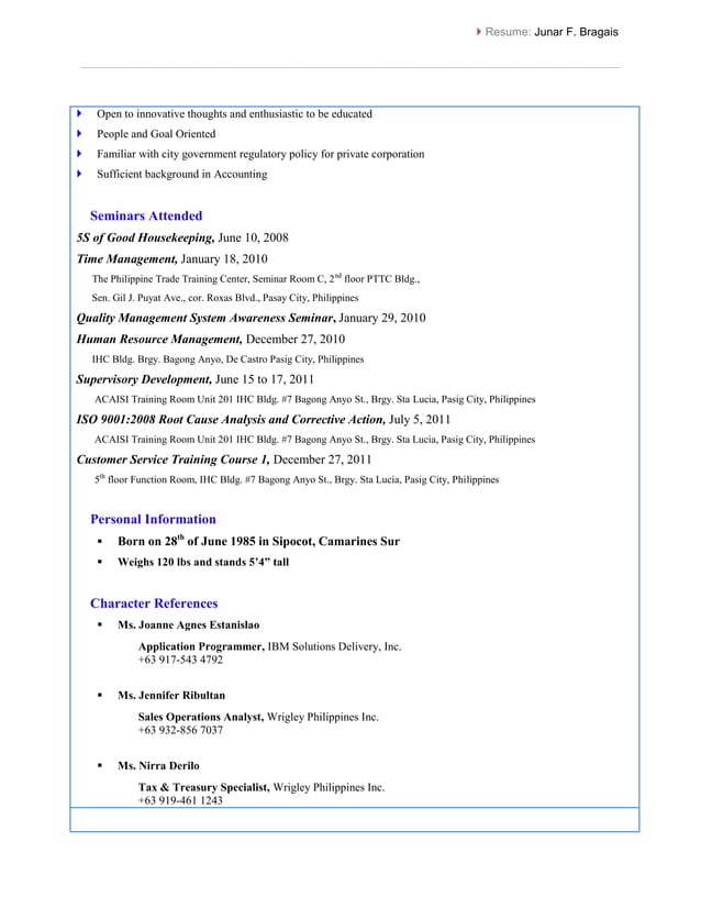 Junar_Bragais | PDF | Business Accounting & Finance | Business