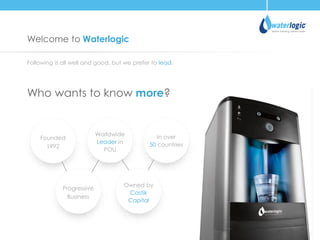 Welcome to Waterlogic | PDF
