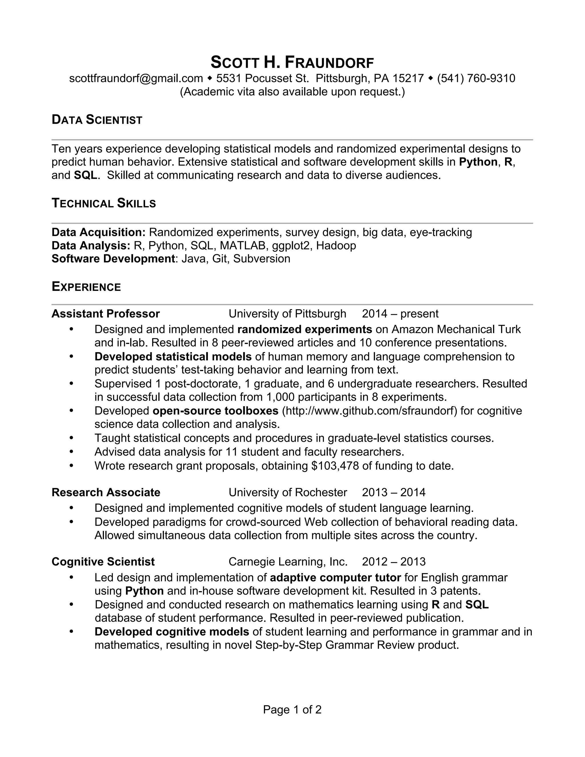 Scott_Fraundorf_Resume | PDF