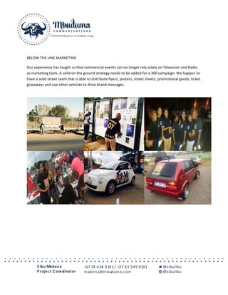 MBUDUMA COMMUNICATIONS PROFILE.compressed | PDF
