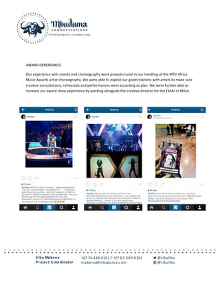 MBUDUMA COMMUNICATIONS PROFILE.compressed | PDF