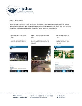 MBUDUMA COMMUNICATIONS PROFILE.compressed | PDF