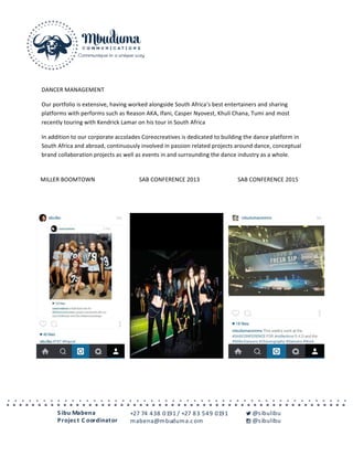 MBUDUMA COMMUNICATIONS PROFILE.compressed | PDF
