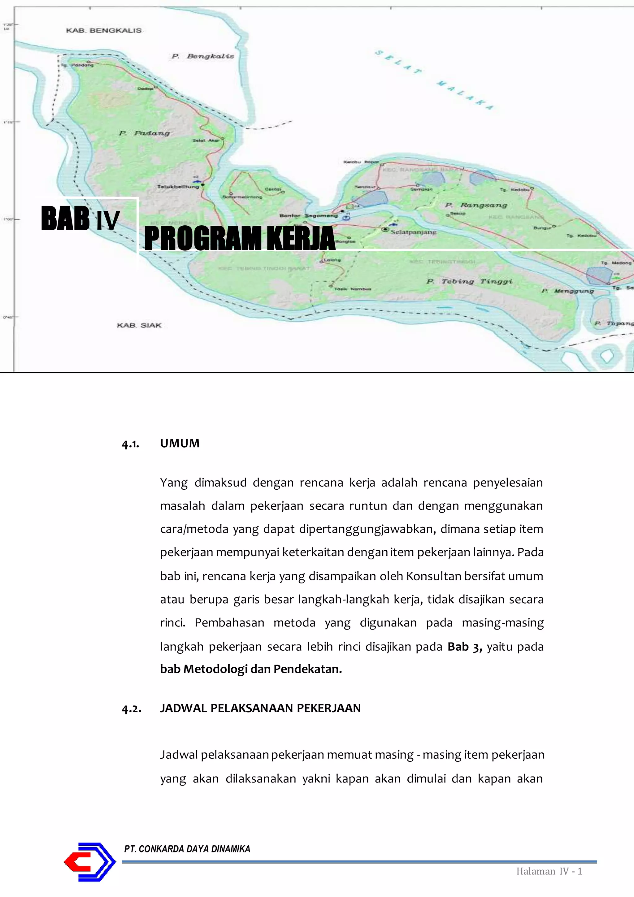 6 bab 4 program kerja | PDF