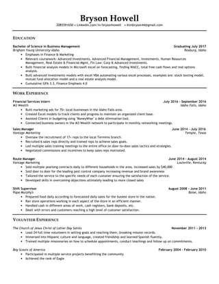 BH_Resume | PDF