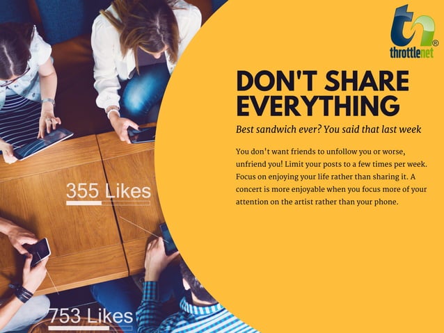 6 Bad Social Media Habits | PPT