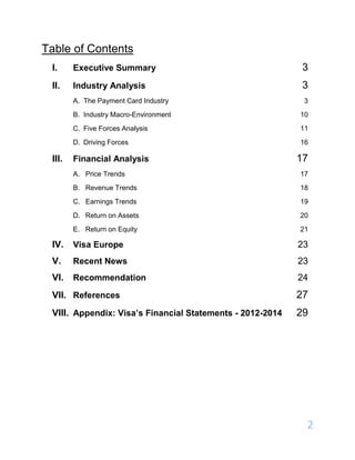Visa Stock Analysis Report | PDF