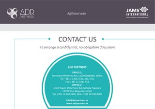 ADR Partners Presentation | PDF