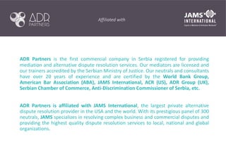 ADR Partners Presentation | PPT