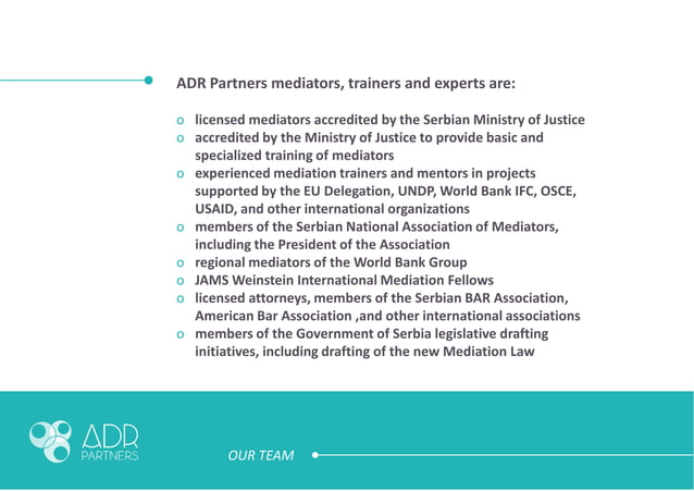 ADR Partners Presentation | PPT