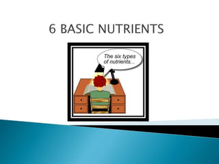 6 basic nutrients | PPTX