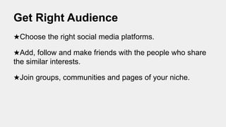 6 basic rules of social media | PPTX