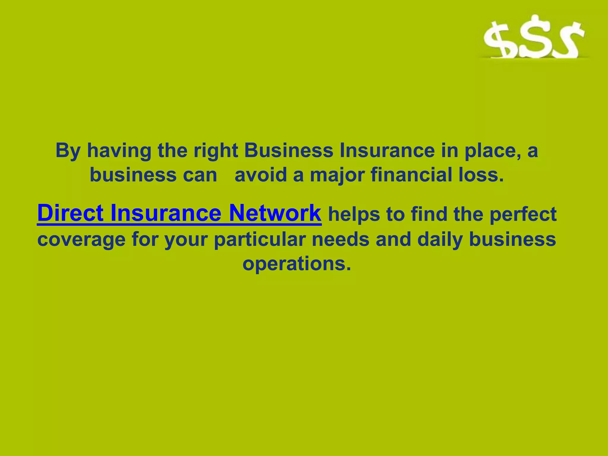 6 basic types of business insurance | PPTX