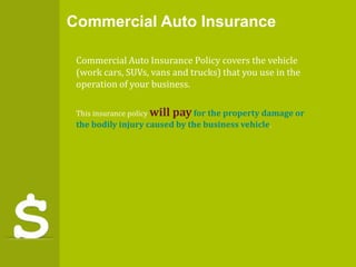 6 basic types of business insurance | PPT