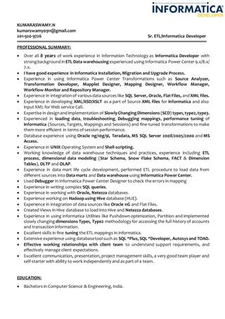 Kumarswamy_ETL | PDF