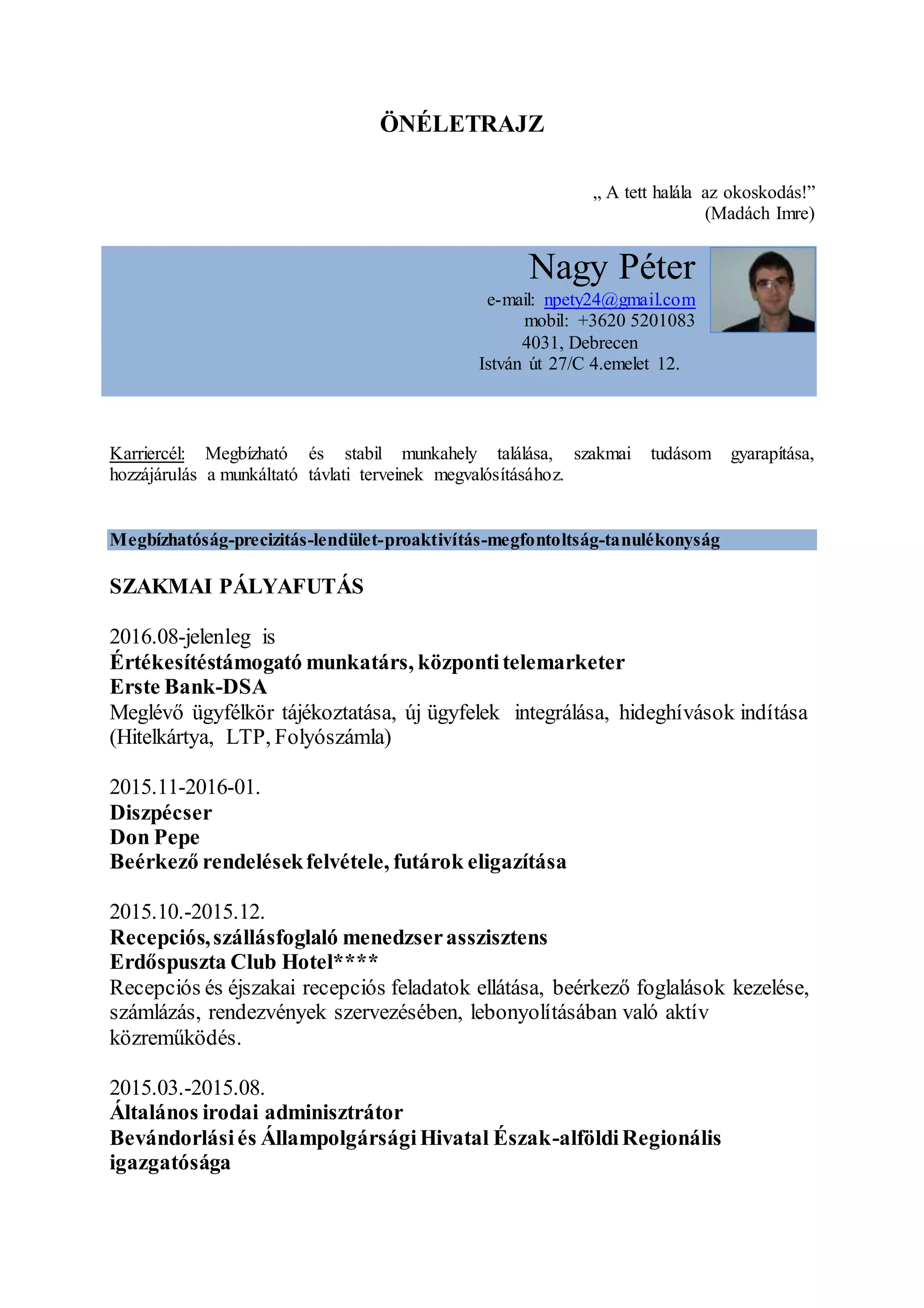 Nagy Peter- CV 2016 | DOCX